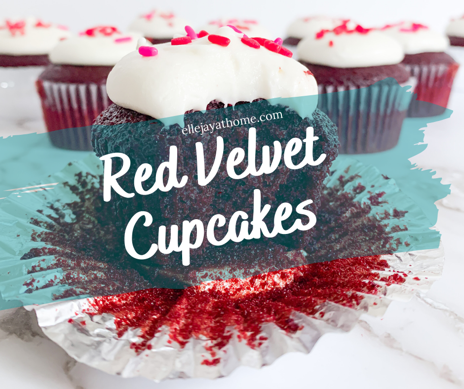 Red Velvet Cupcakes with Cream Cheese