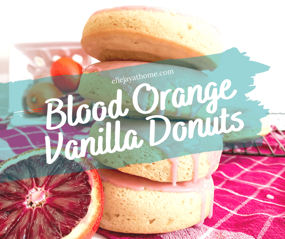 Blood Orange Vanilla Donuts