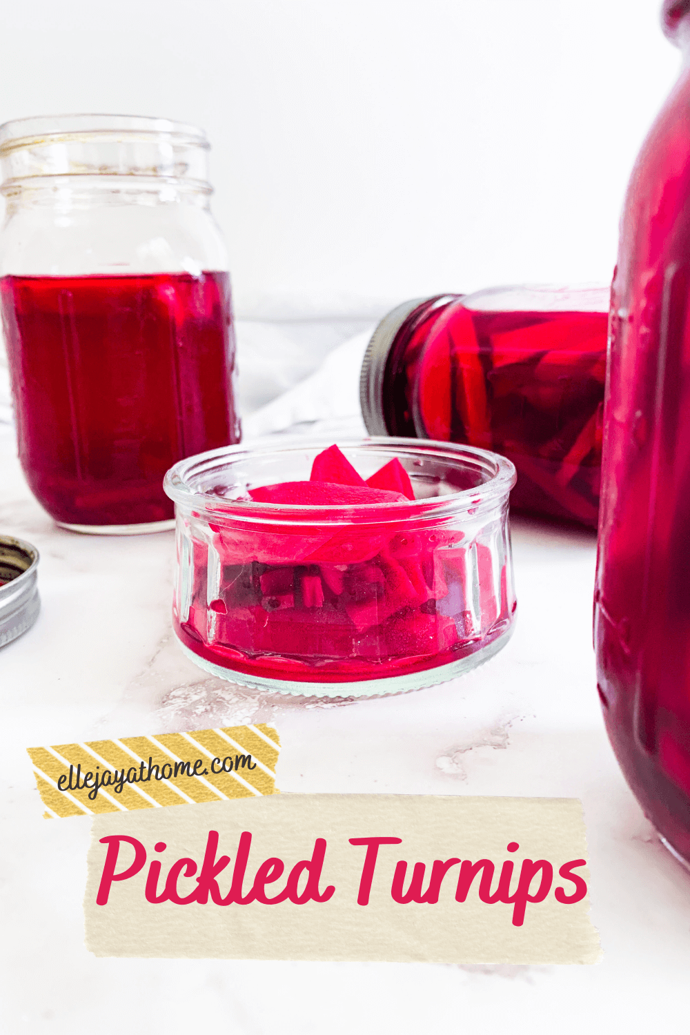 Lebanese-Style Pickled Turnips